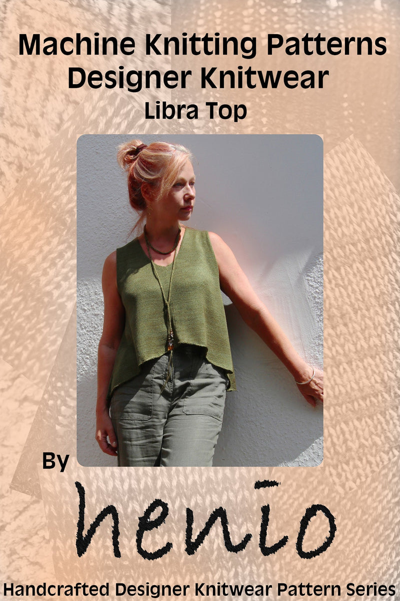 Libra Top Machine Knitting Pattern – Knitting Utopia