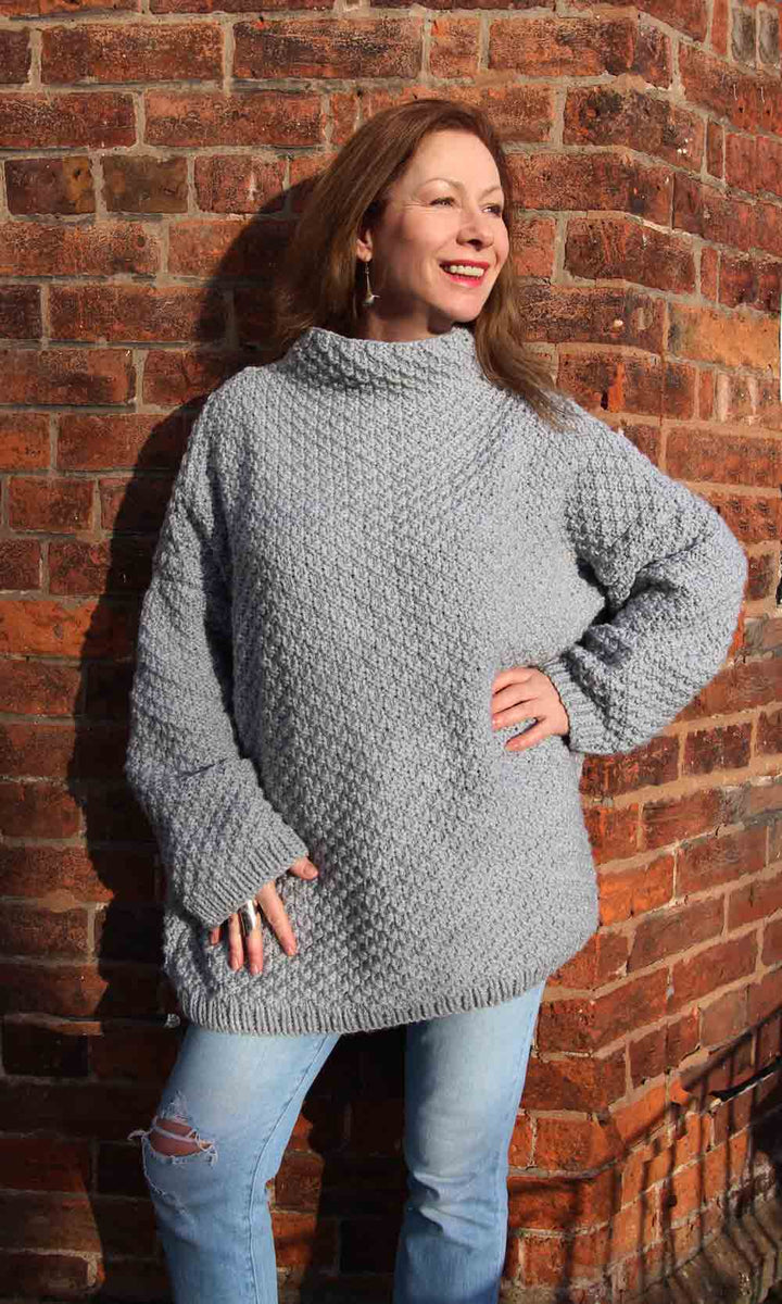 Jumbo Jumper Hand Knitting Pattern – Knitting Utopia